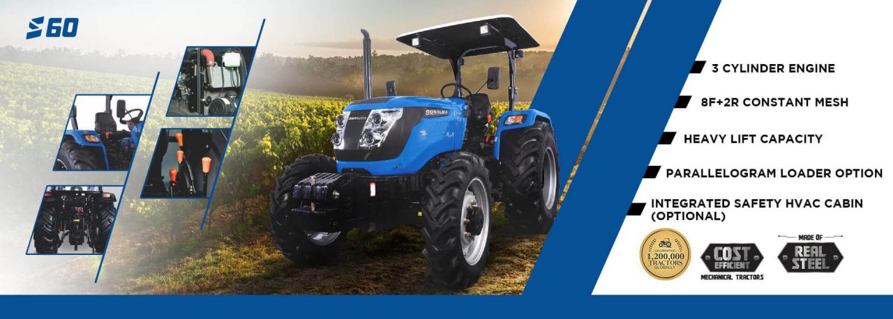 Sonalika 60 3 Cylinder - Sonalika International